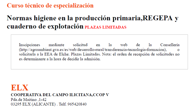 NORMAS HIGIENE EN LA PRODUCCIÓN PRIMARIA,REGEPA Y CUADERNO DE ...