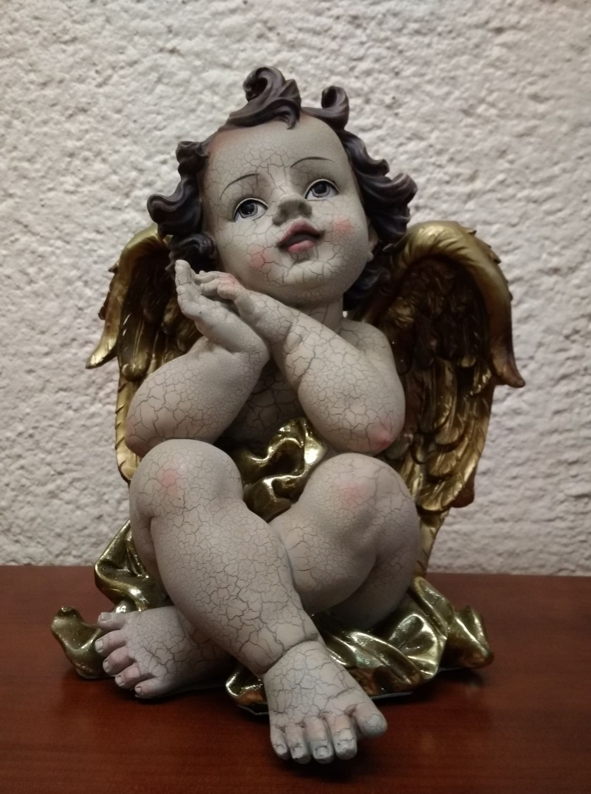Ángel sentado 25 cm. | CERAMICAS BUIGUES SERRA