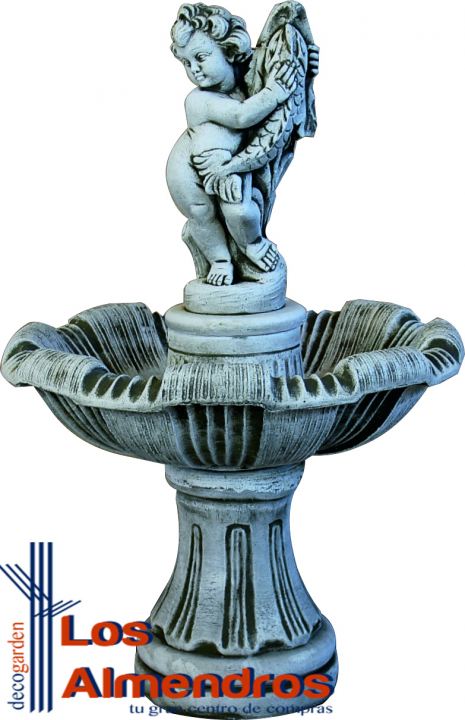 Fuente de Pez Piedra Artificial | Los Almendros